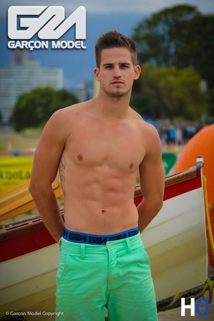 Brett Vancouver blue trunks – Shoot Garcon Model Underwear & T-shirts ...