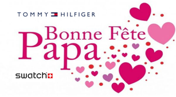 Tommy Hilfiger et Swatch , Papa, j’ai un cadeau pour toi . - Homactu
